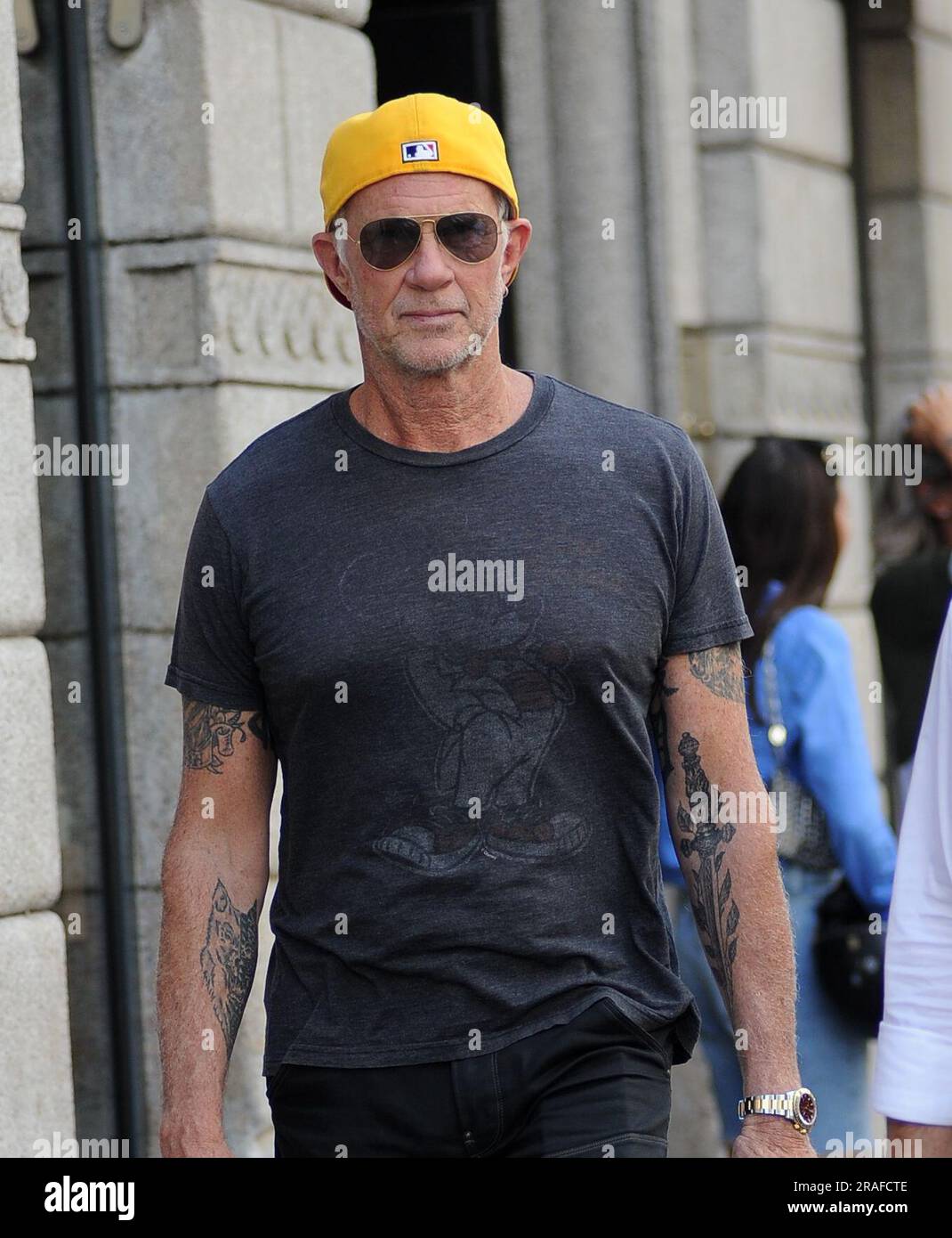 Milan, . 03rd July, 2023. Milan, 03-07-2023 Chad Smith, the US drummer ...