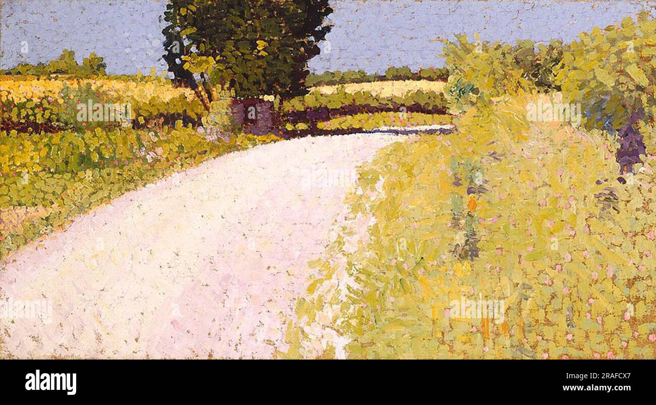 Path in the Country 1886 by Charles Angrand Stock Photo - Alamy