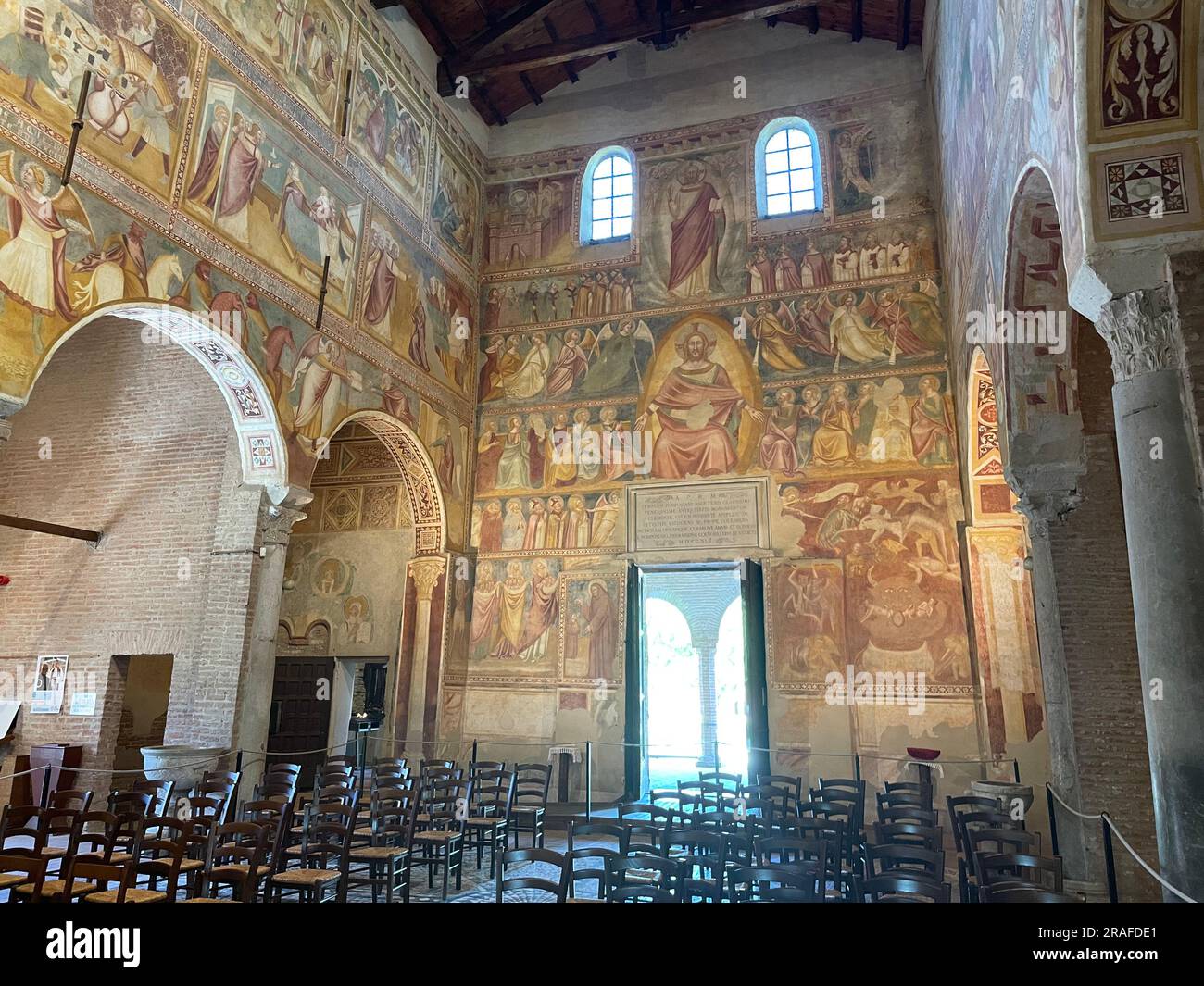 A masterpiece of Romanesque art, Pomposa Abbey, Italy Ferrara Stock ...