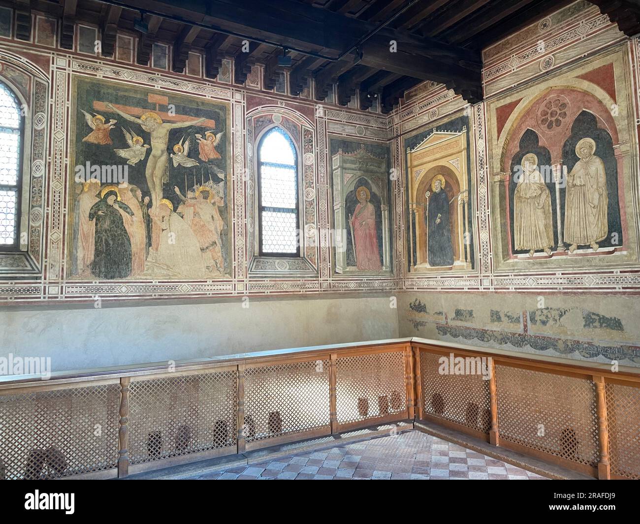 A masterpiece of Romanesque art, Pomposa Abbey, Italy Ferrara Stock ...