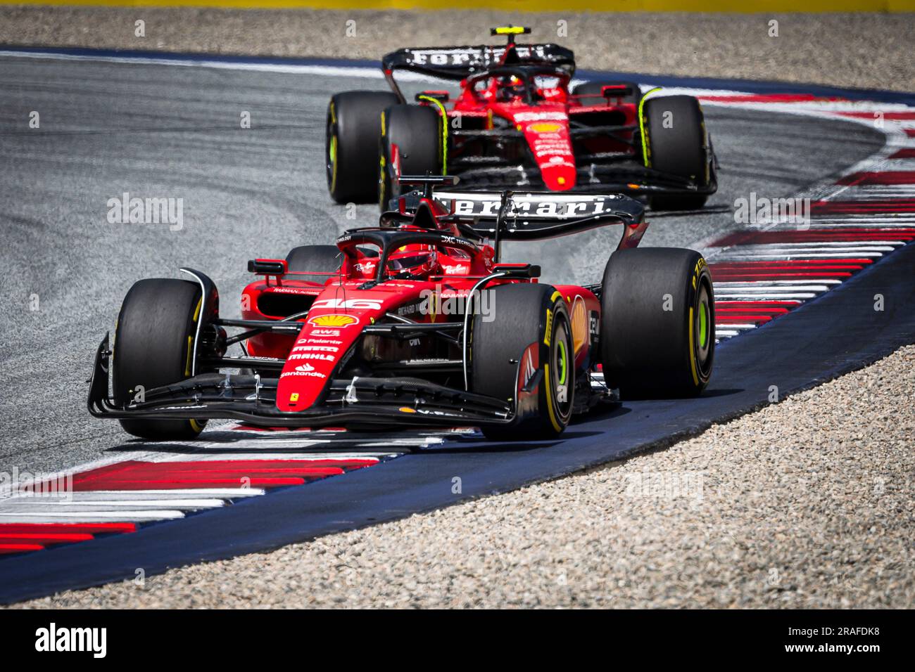 Spielberg, Austria, 02/07/2023, Scuderia Ferrari's Monegasque driver ...