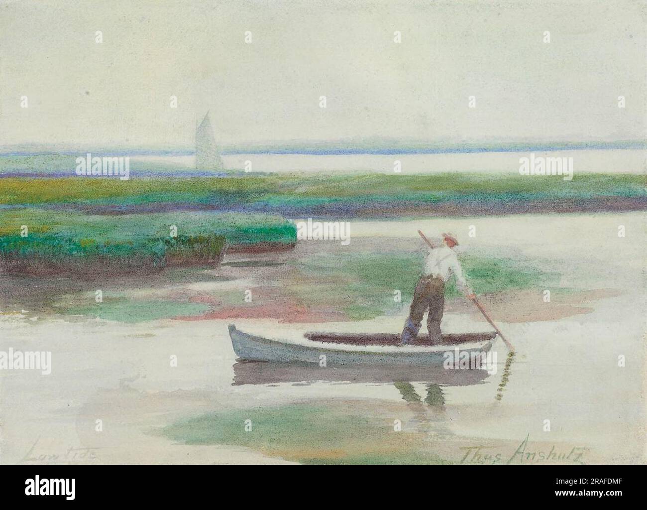Low Tide 1897 by Thomas Pollock Anshutz Stock Photo - Alamy