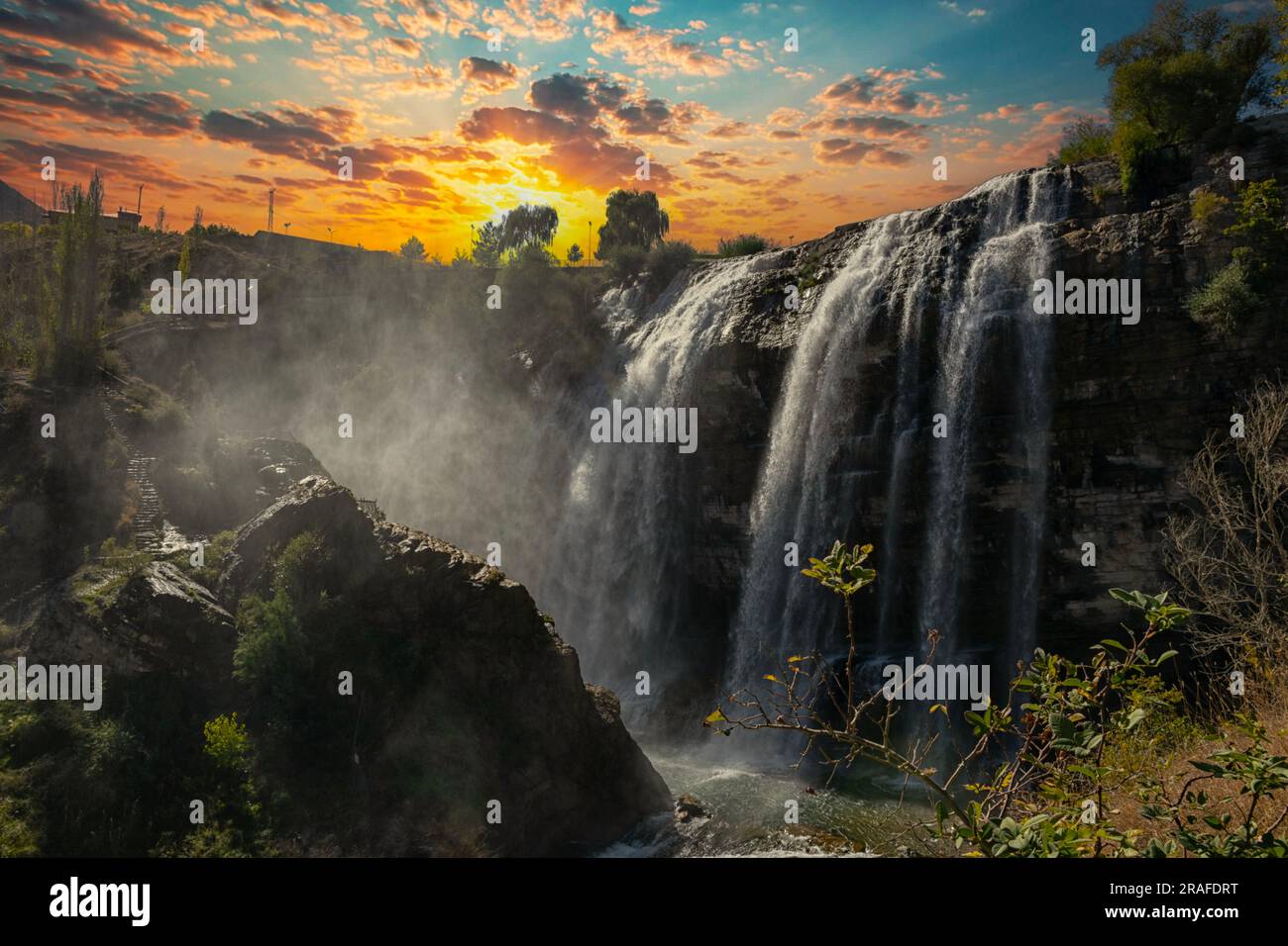 Tortum waterfall is the largest waterfall and it is one of the most ...