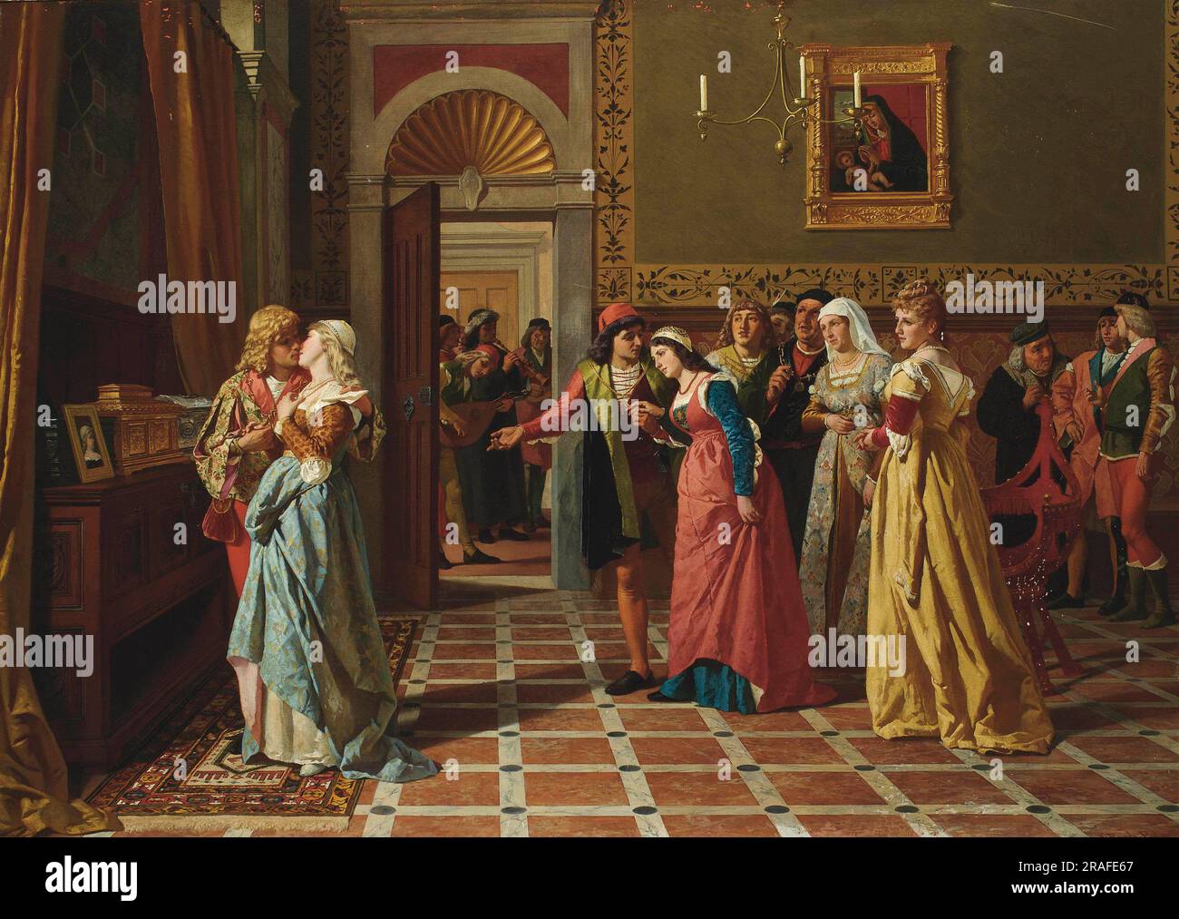 Bassanio winning the heart of Portia from ''The merchant of Venice ...