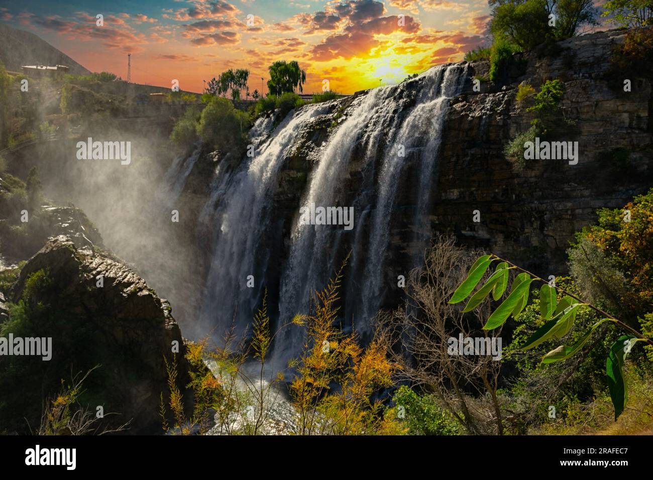 Tortum waterfall is the largest waterfall and it is one of the most ...