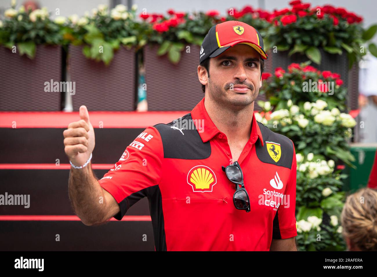 Ferrari team mate sergio perez hi-res stock photography and images - Alamy