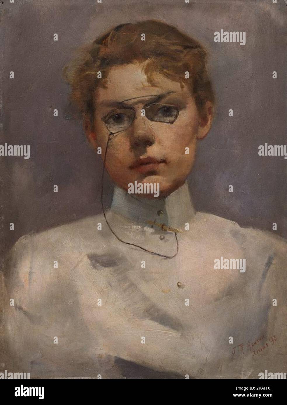 Study of Alice Muskett 1893 by Julian Ashton Stock Photo - Alamy