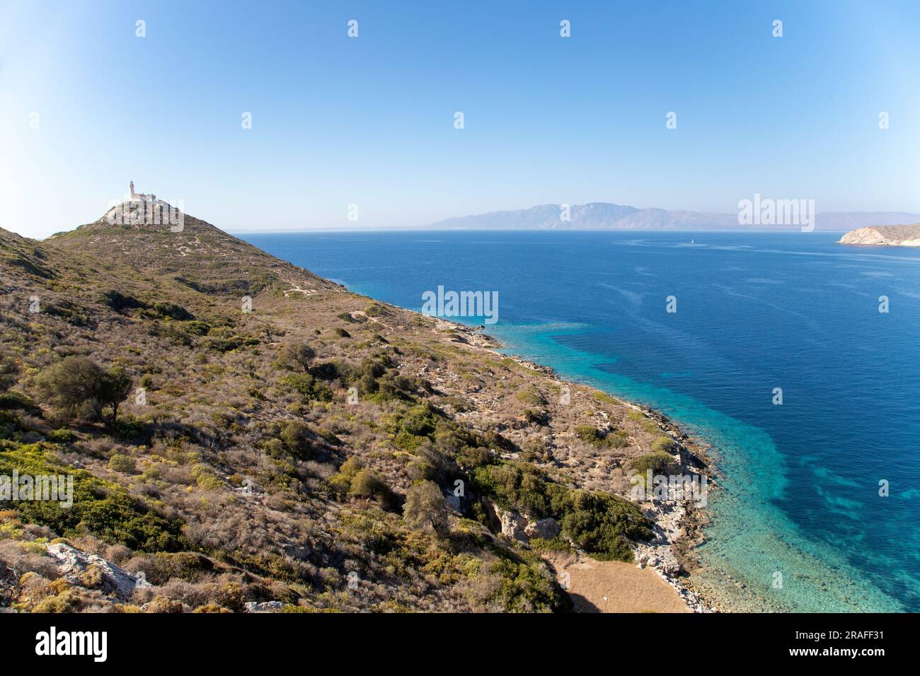 The ancient city of Knidos is in the Datca district of Muğla Stock ...