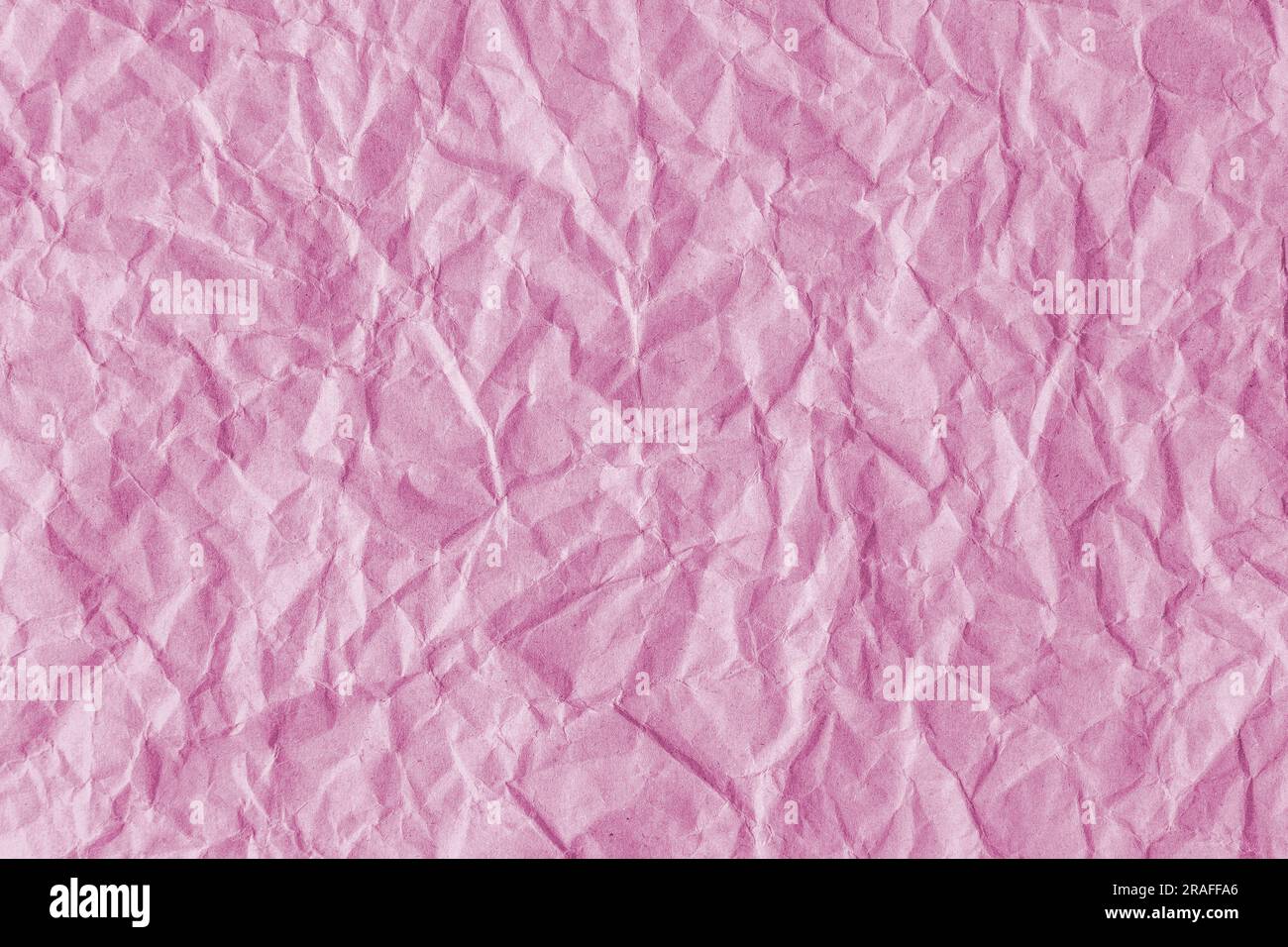 Recycled crumpled pink paper texture background. Wrinkled and creased ...