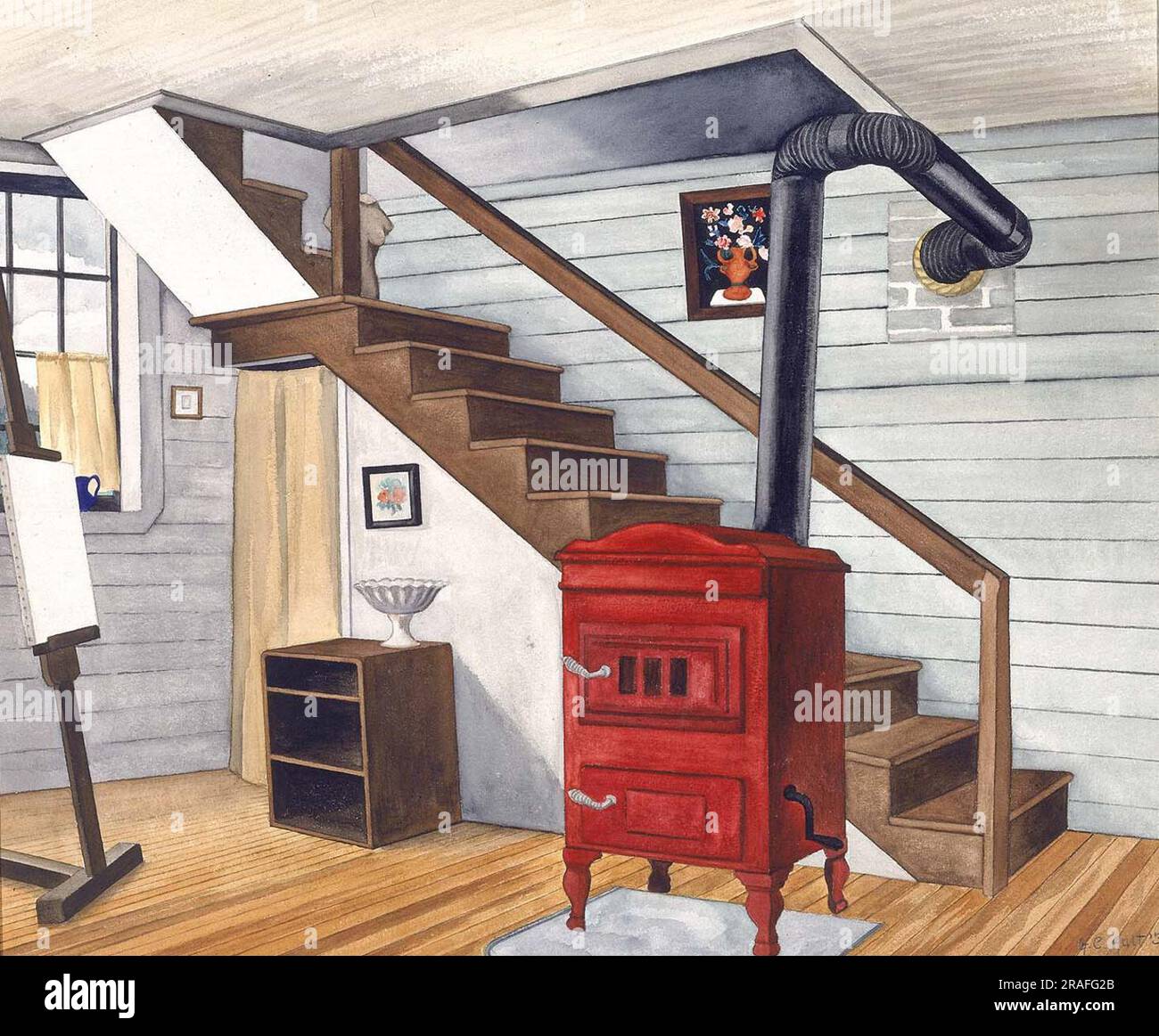 Studio Interior 1938; United States by George Ault Stock Photo - Alamy