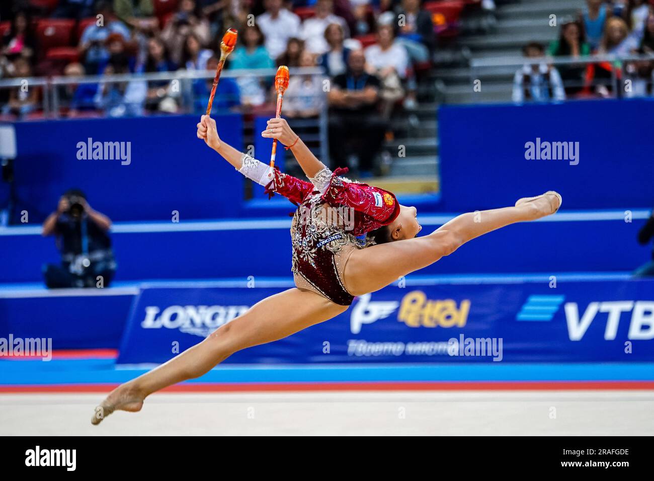 September 13, 2018: Arina Averina of Â Russia during Individual Clubs ...
