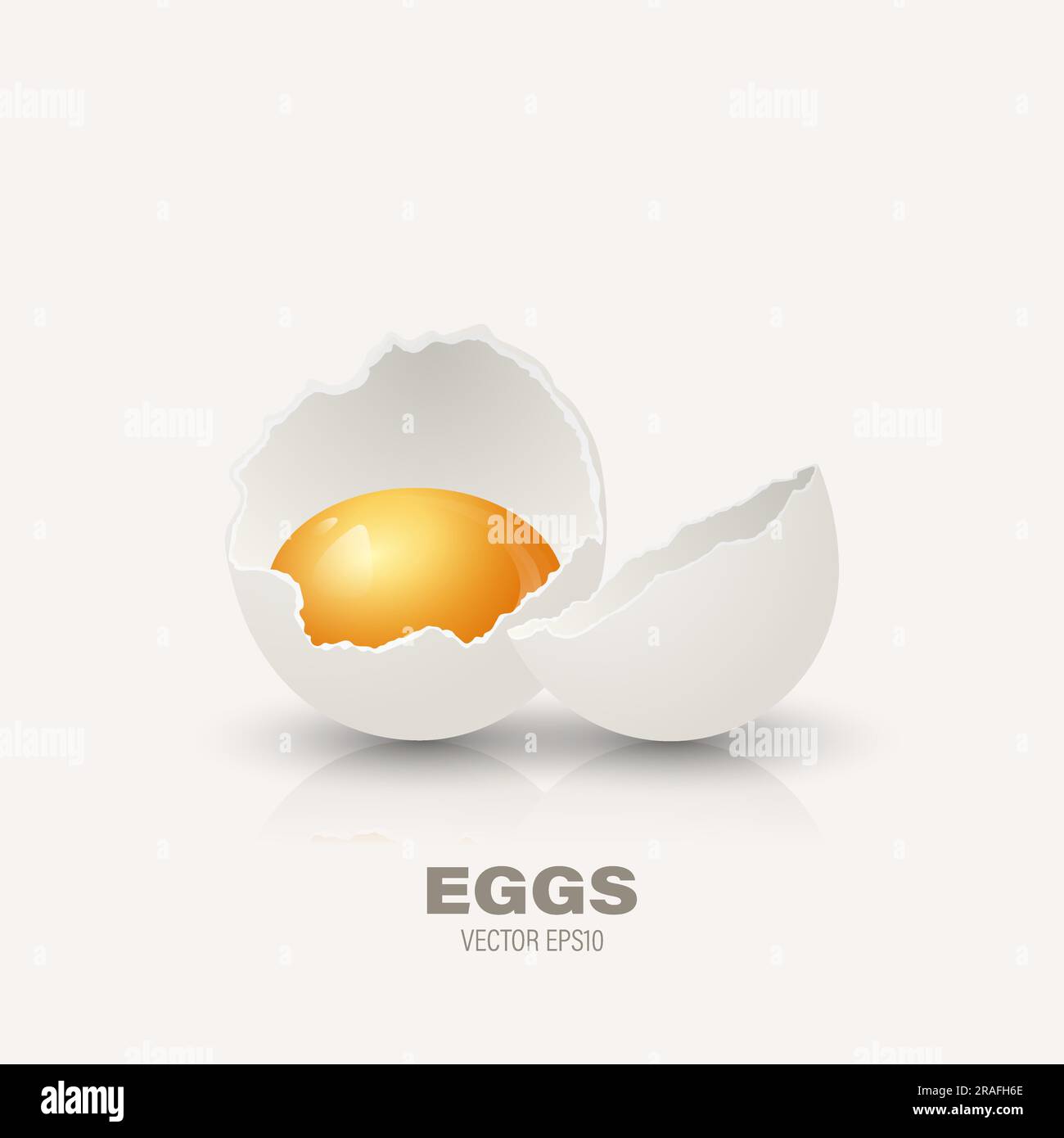 Egg parts Stock Vector Images - Alamy