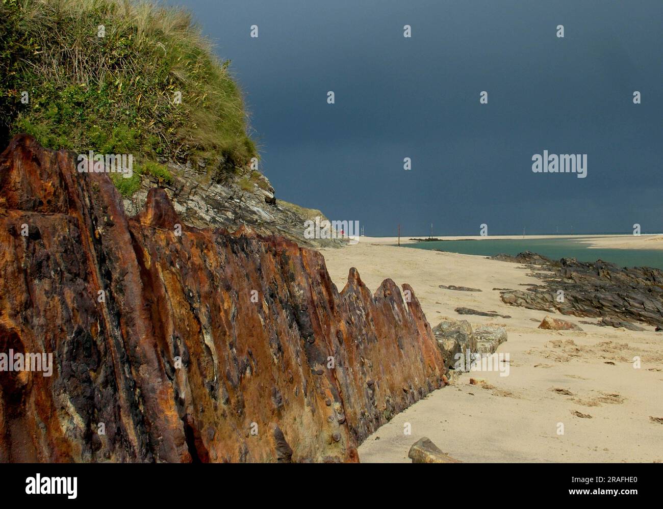Autumn sunshine on the cliffs, beach , rocks and colours created by the ...