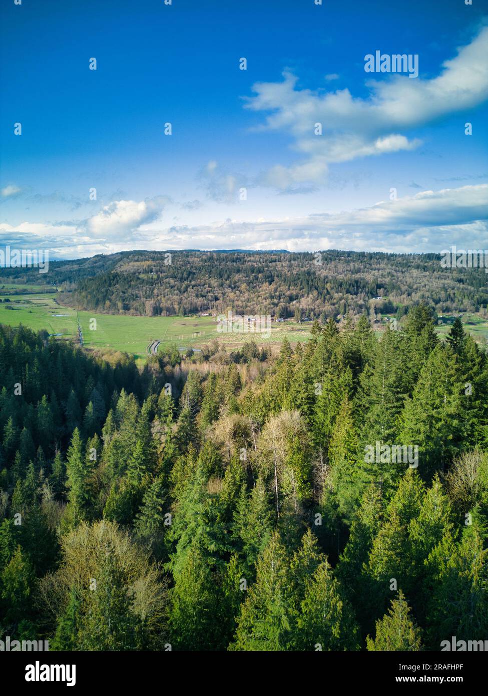 Snoqualmie Valley Cherry Creek Duvall WA Stock Photo - Alamy