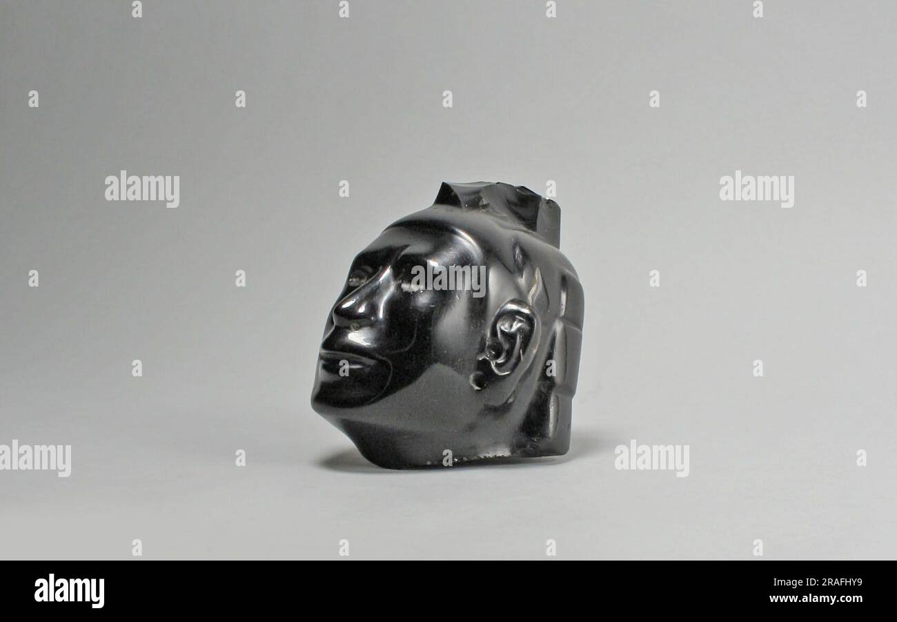 Head from a Figure, Xochipilli Macuilxochitl 1521 by Aztec Art Stock ...