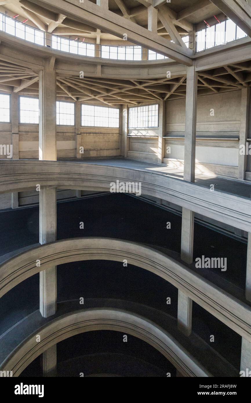 The helix access ramp of Lingotto building in Torino, Italy Stock Photo ...