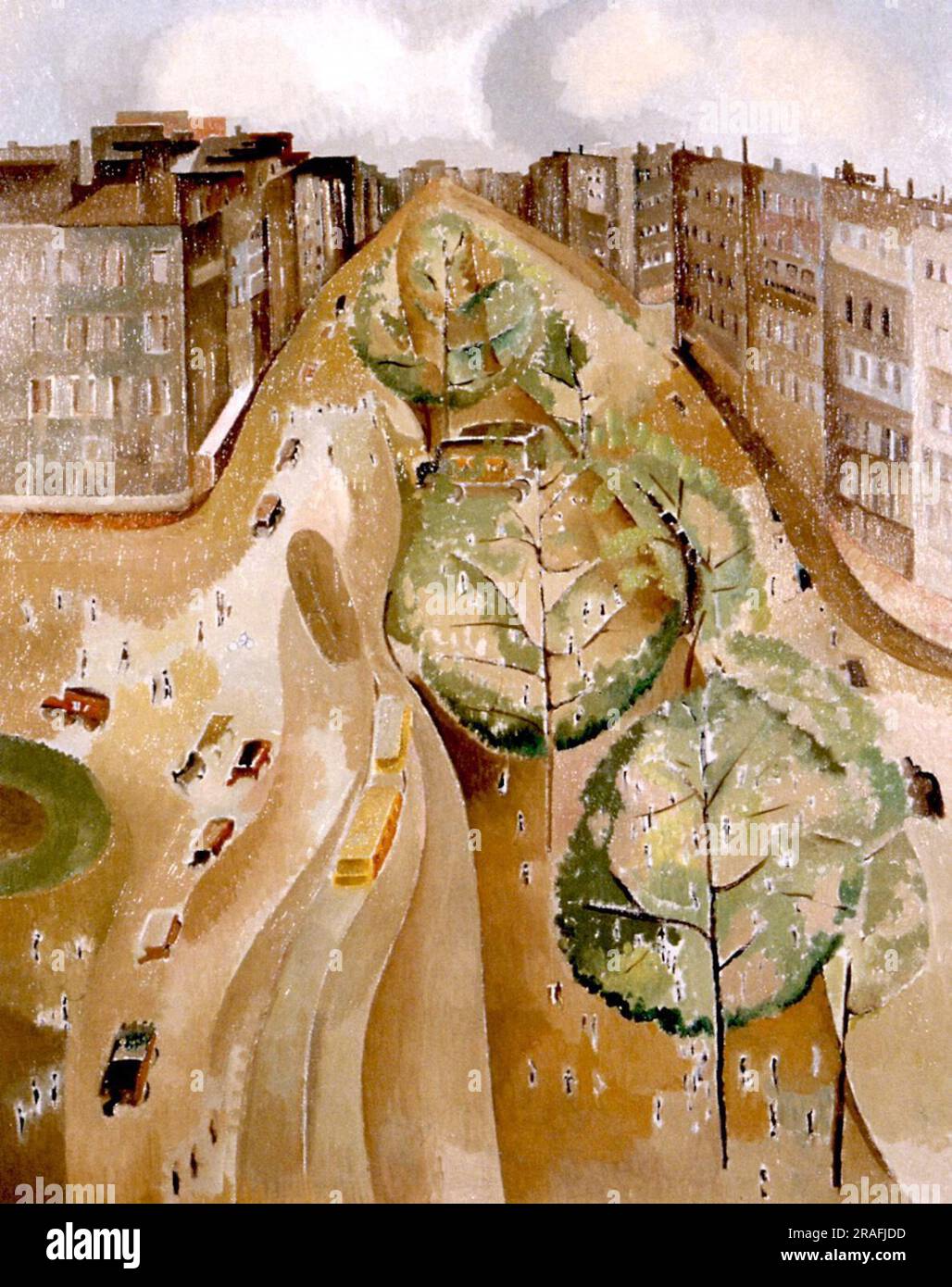 The Avenue 1923 by Alice Bailly Stock Photo - Alamy