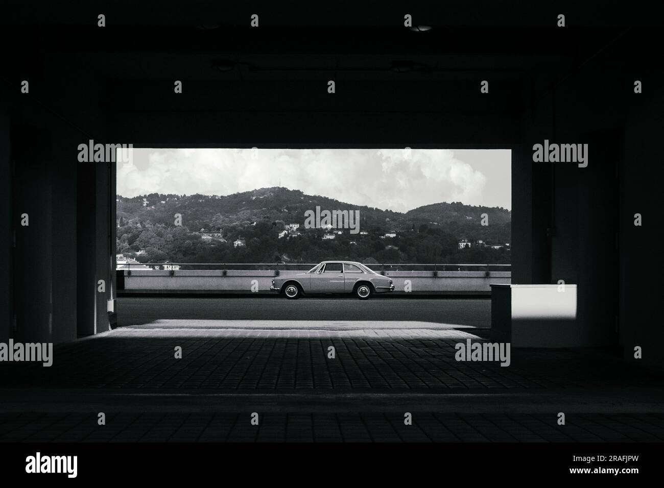 Alfa Romeo 1750 on Lingotto rooftop test track Stock Photo - Alamy