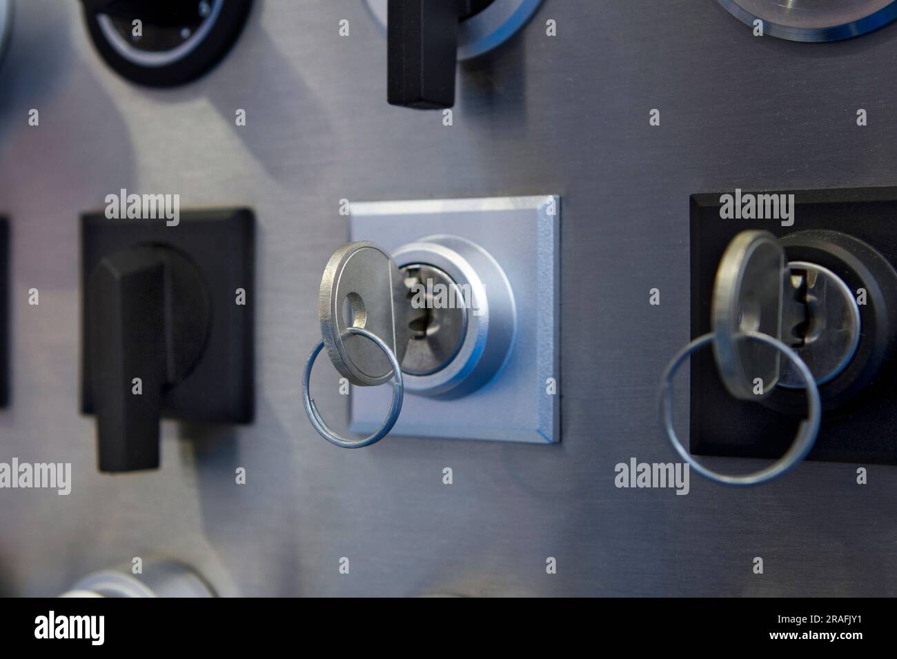 Control panel with keys and switches Stock Photo - Alamy Control panel with keys and switches Stock Photo - Alamy