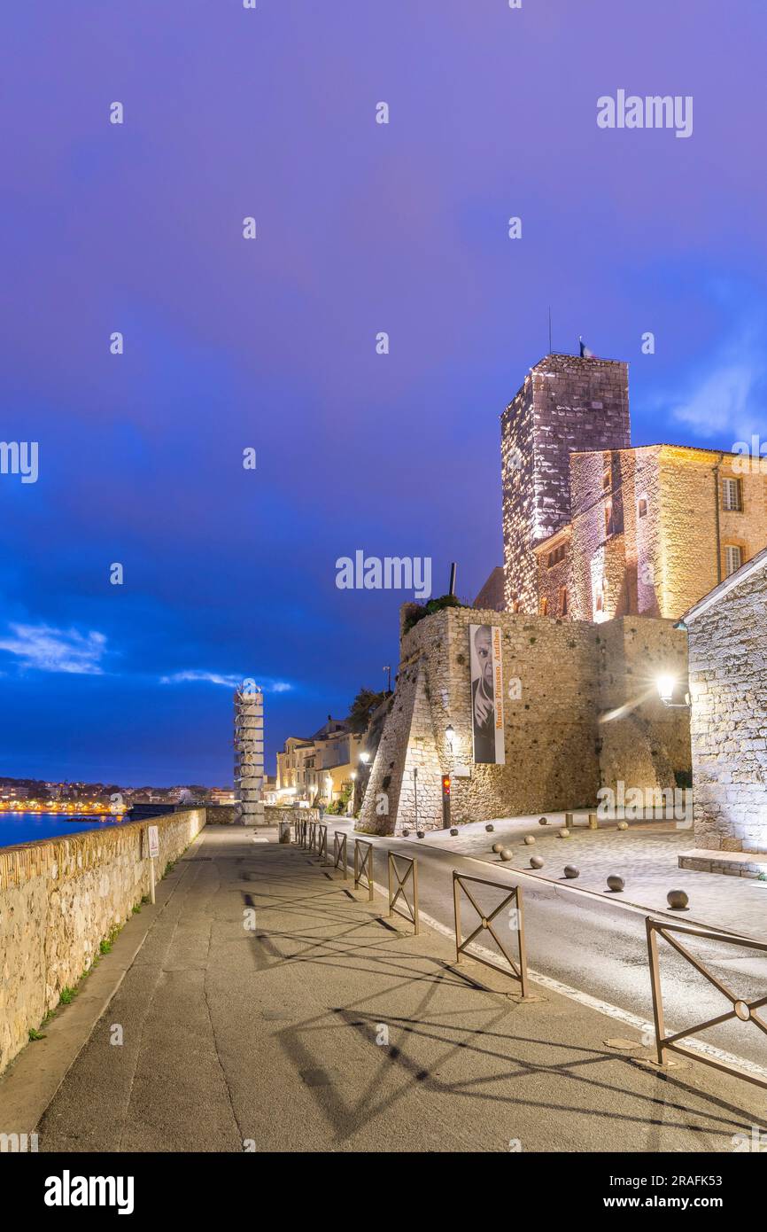 Picasso Museum, Antibes, Provence-Alpes-Cote d'Azur, France Stock Photo ...