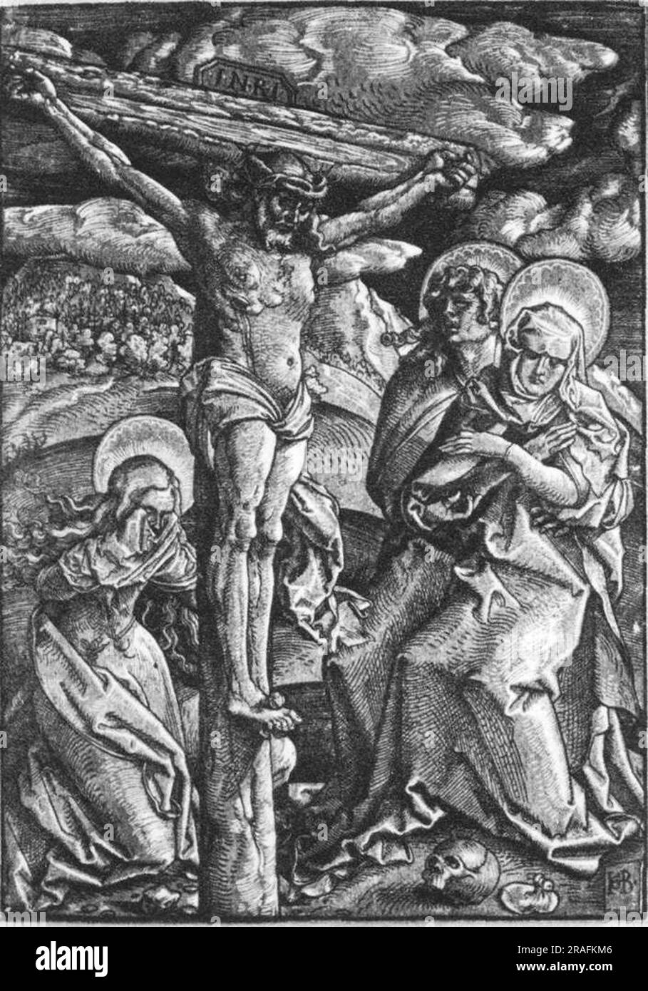 Crucifixion 1511 by Hans Baldung Stock Photo - Alamy