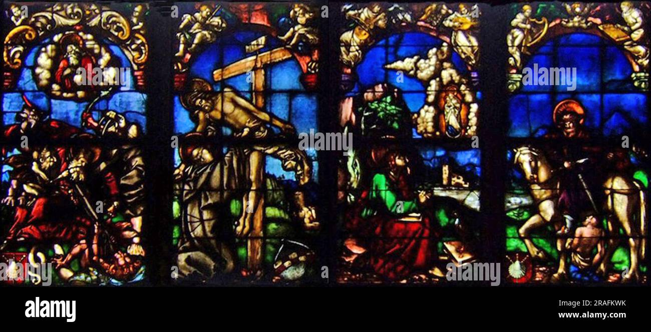 Stained glass windows in the Loch Family Chapel 1520 by Hans Baldung ...