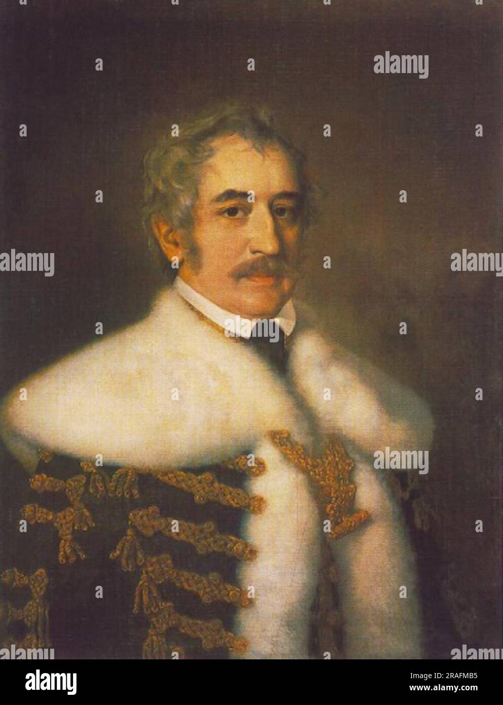 Portrait of József Teleki 1836 by Miklos Barabas Stock Photo - Alamy
