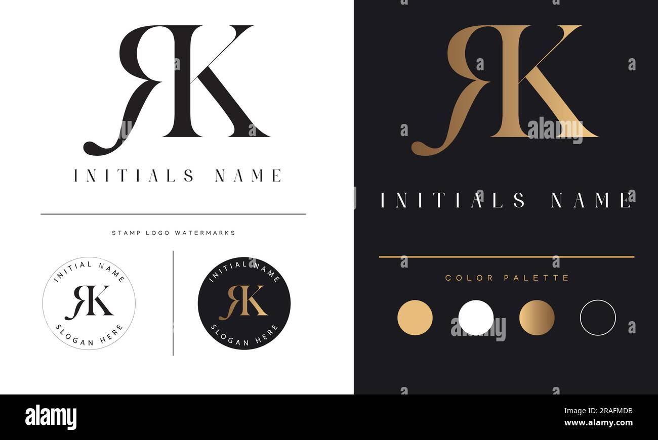 Stylish alphabet hi-res stock photography and images - Alamy