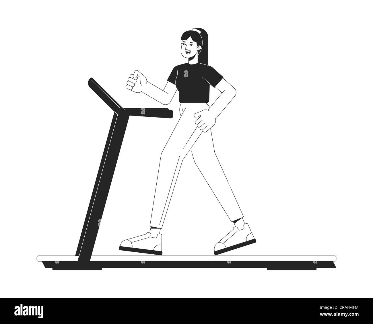 Animation fit girl hi-res stock photography and images - Alamy