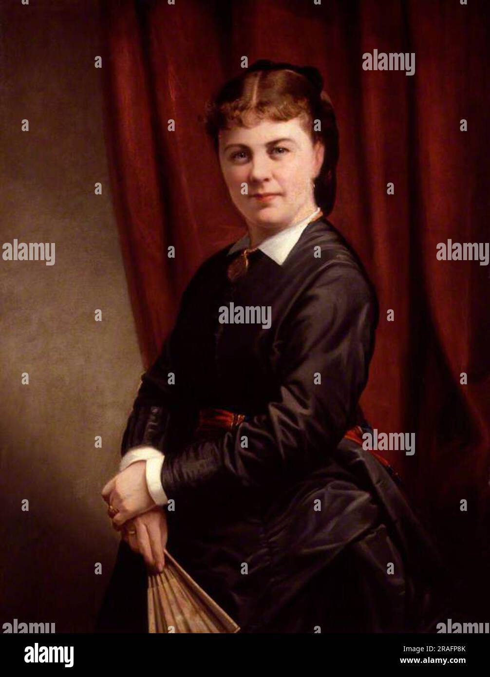 Marie Effie, née Wilton, Lady Bancroft 1882 by Thomas Jones Barker ...