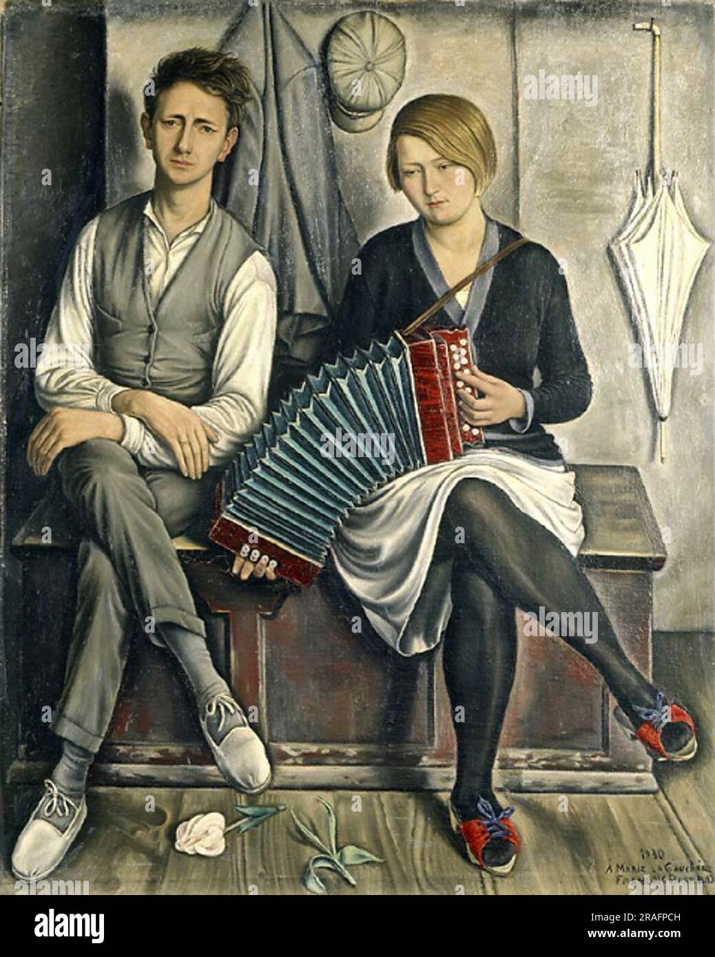 Le Malcontent 1930 by François Barraud Stock Photo - Alamy