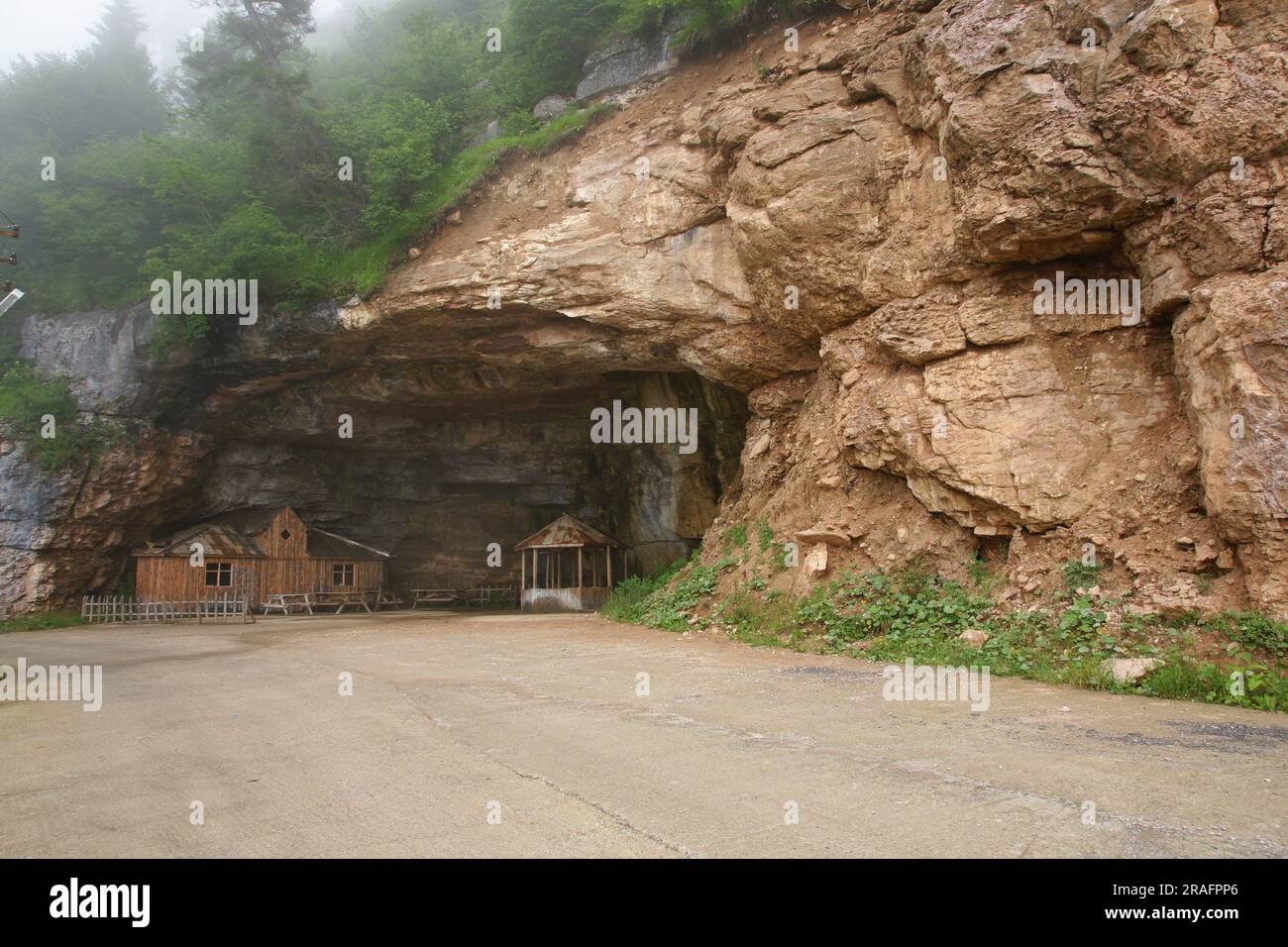 Located in Trabzon, Turkey, Cal Cave is an important tourism spot of ...