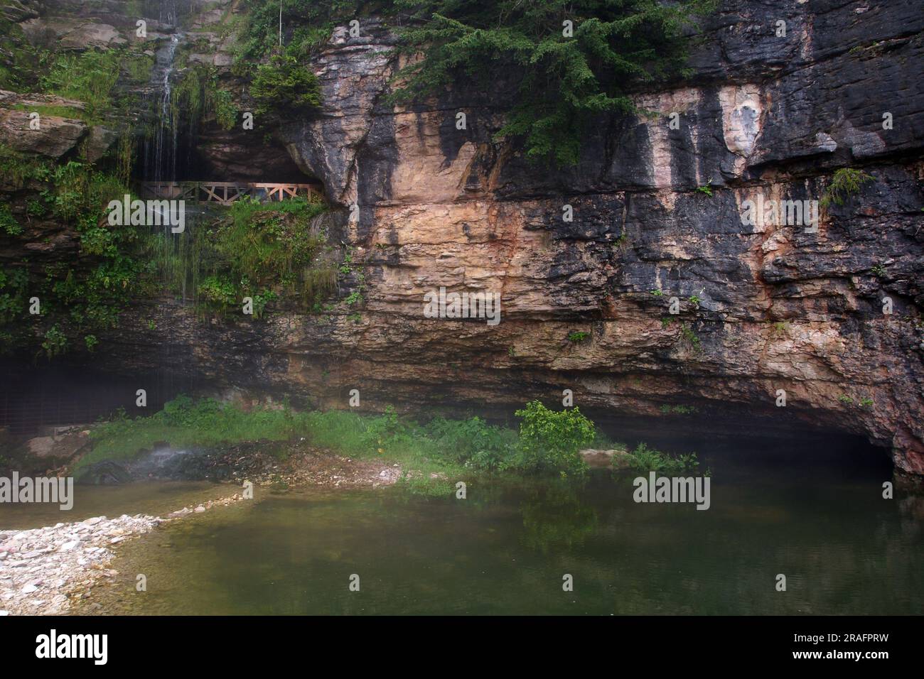Located in Trabzon, Turkey, Cal Cave is an important tourism spot of ...