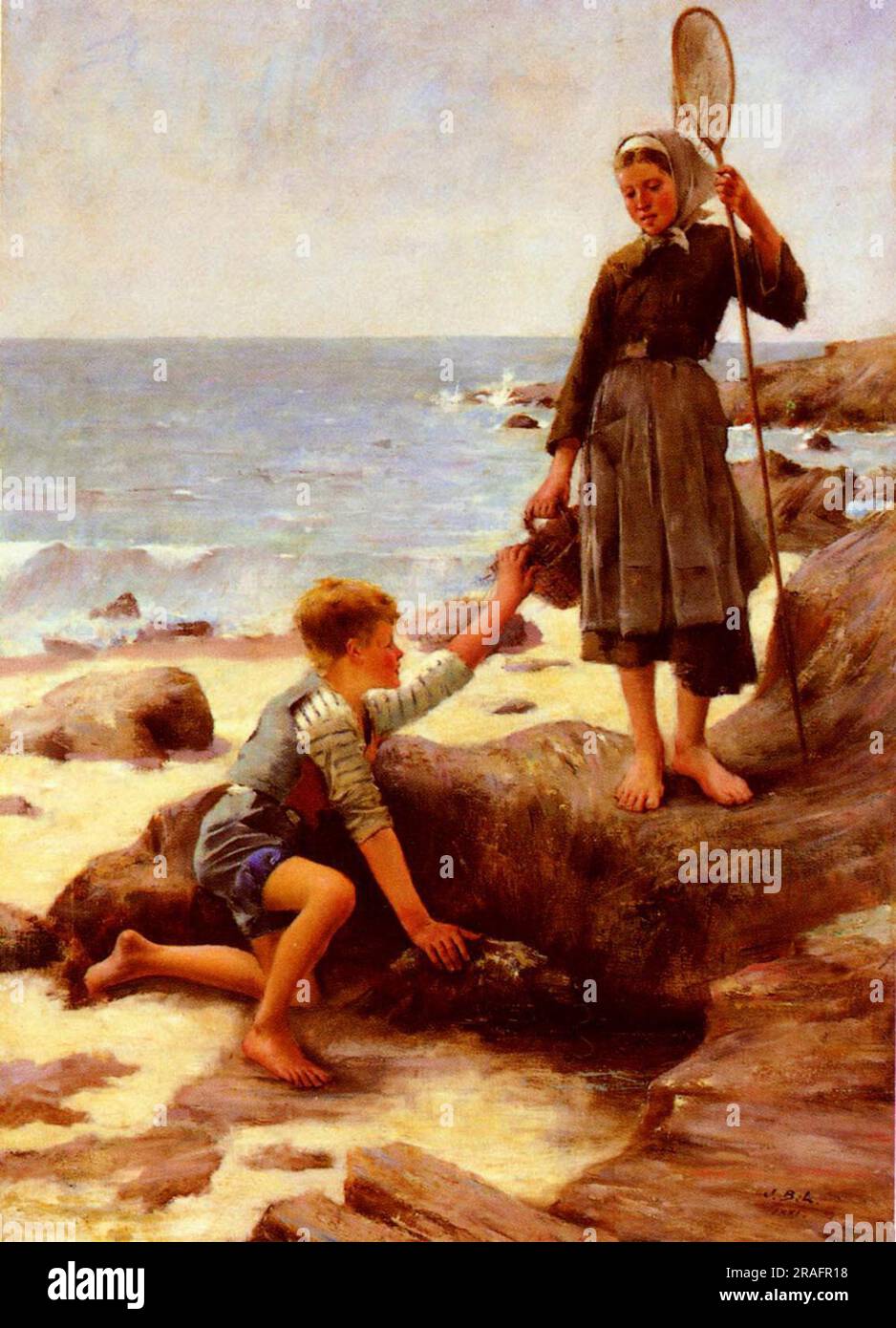 Child fishermen hi-res stock photography and images - Alamy