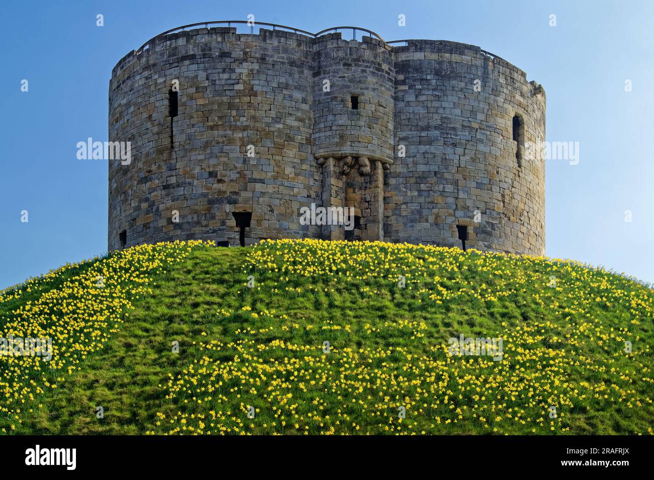UK, North Yorkshire, York, Cliffords Tower Stock Photo - Alamy