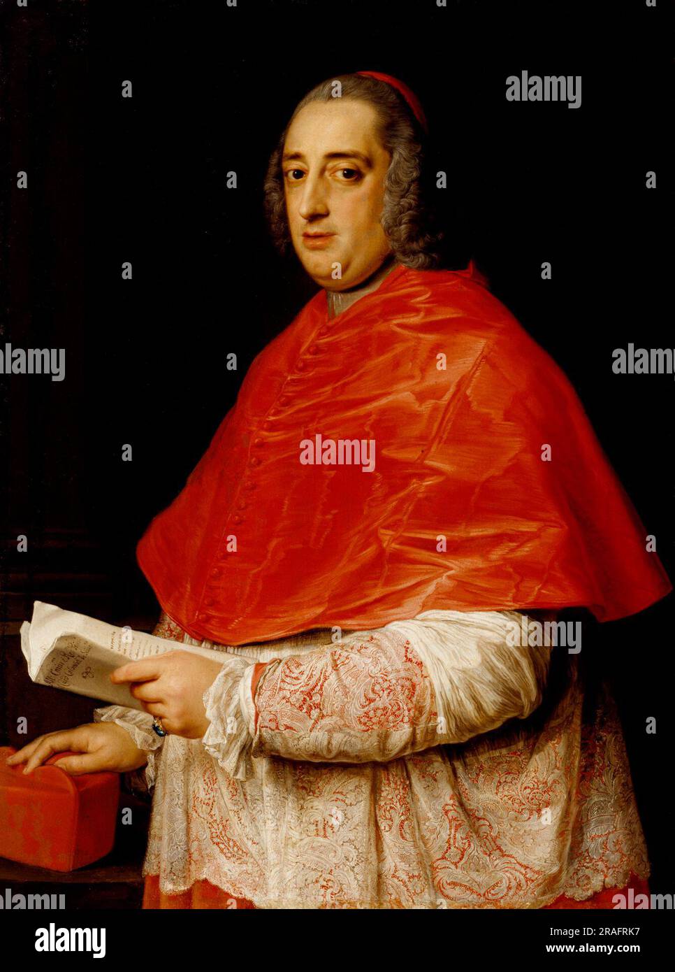 Portrait of Cardinal Prospero Colonna Di Sciarra 1750 by Pompeo Batoni ...