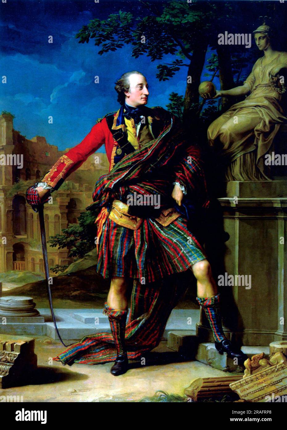 William Gordon of Fyvie (British Army Officer) 1765 by Pompeo Batoni ...