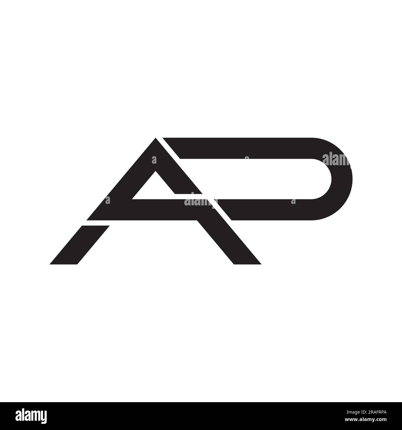 Golden monogram initial logo Cut Out Stock Images & Pictures - Alamy