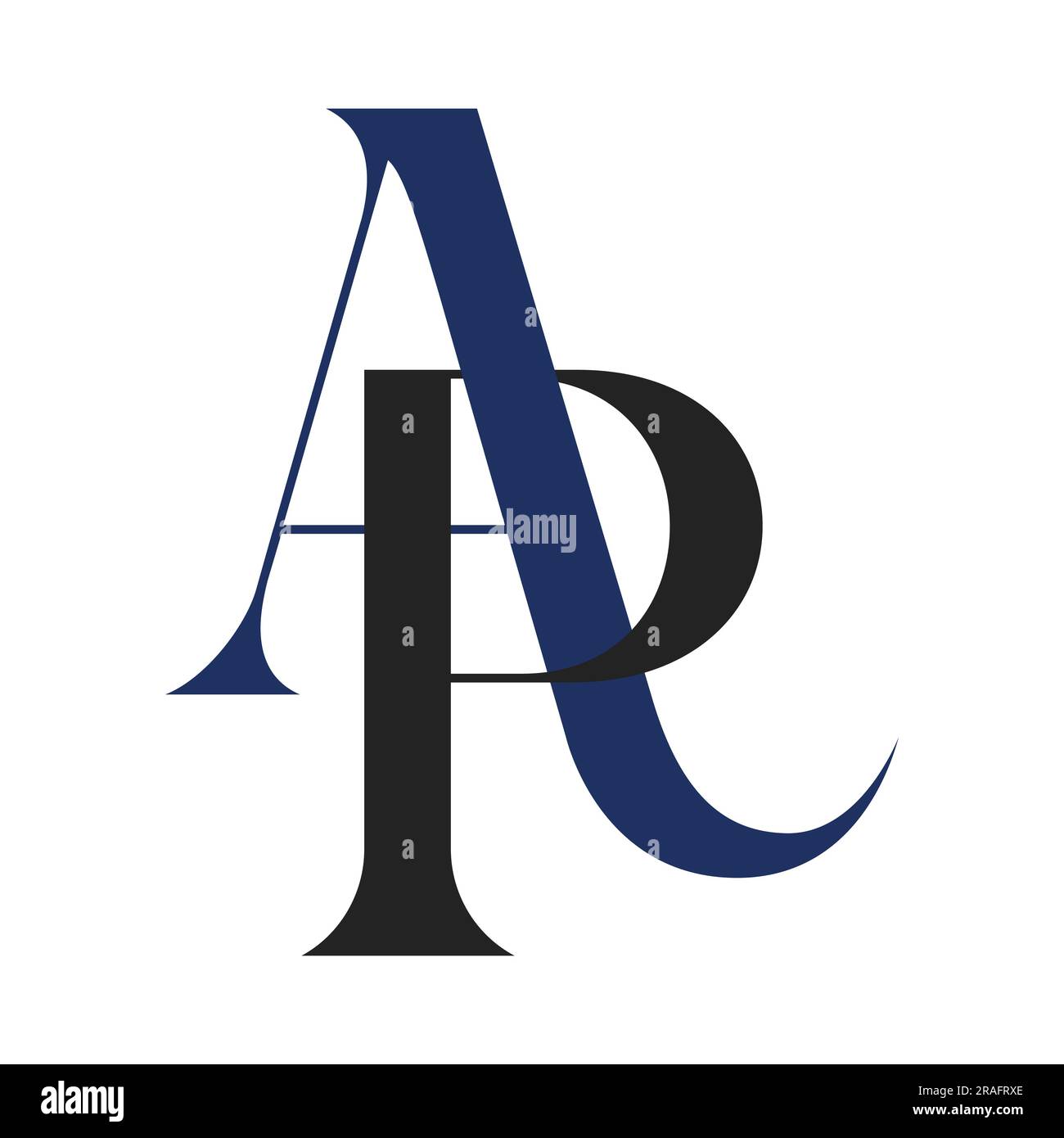 Golden logo with letter p Cut Out Stock Images & Pictures - Alamy
