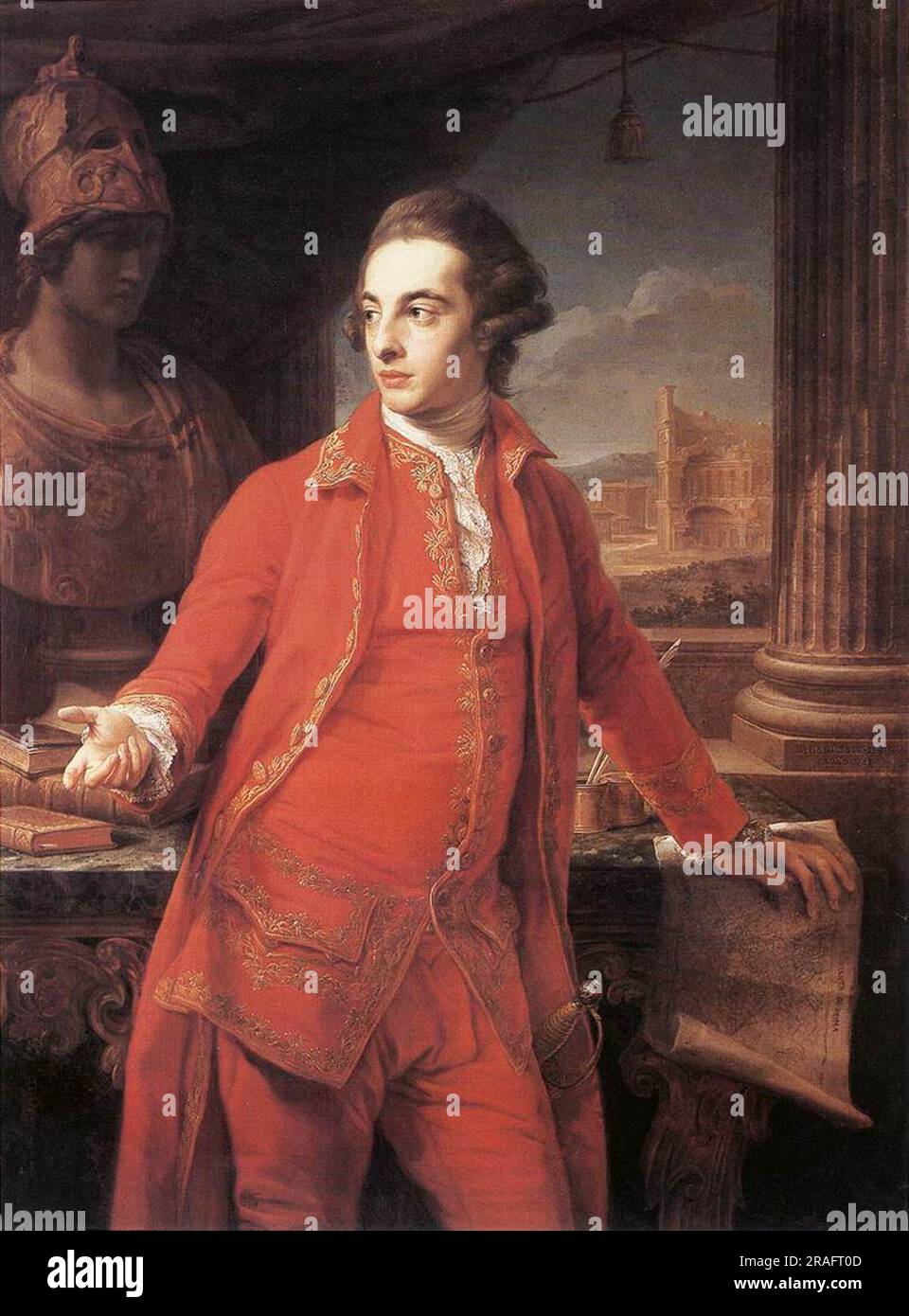 Sir Gregory Page-Turner 1768 by Pompeo Batoni Stock Photo - Alamy
