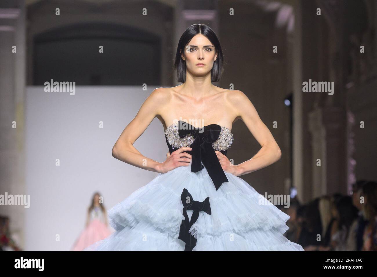 Paris, France. 03rd July, 2023. A model walks the runway during the ...