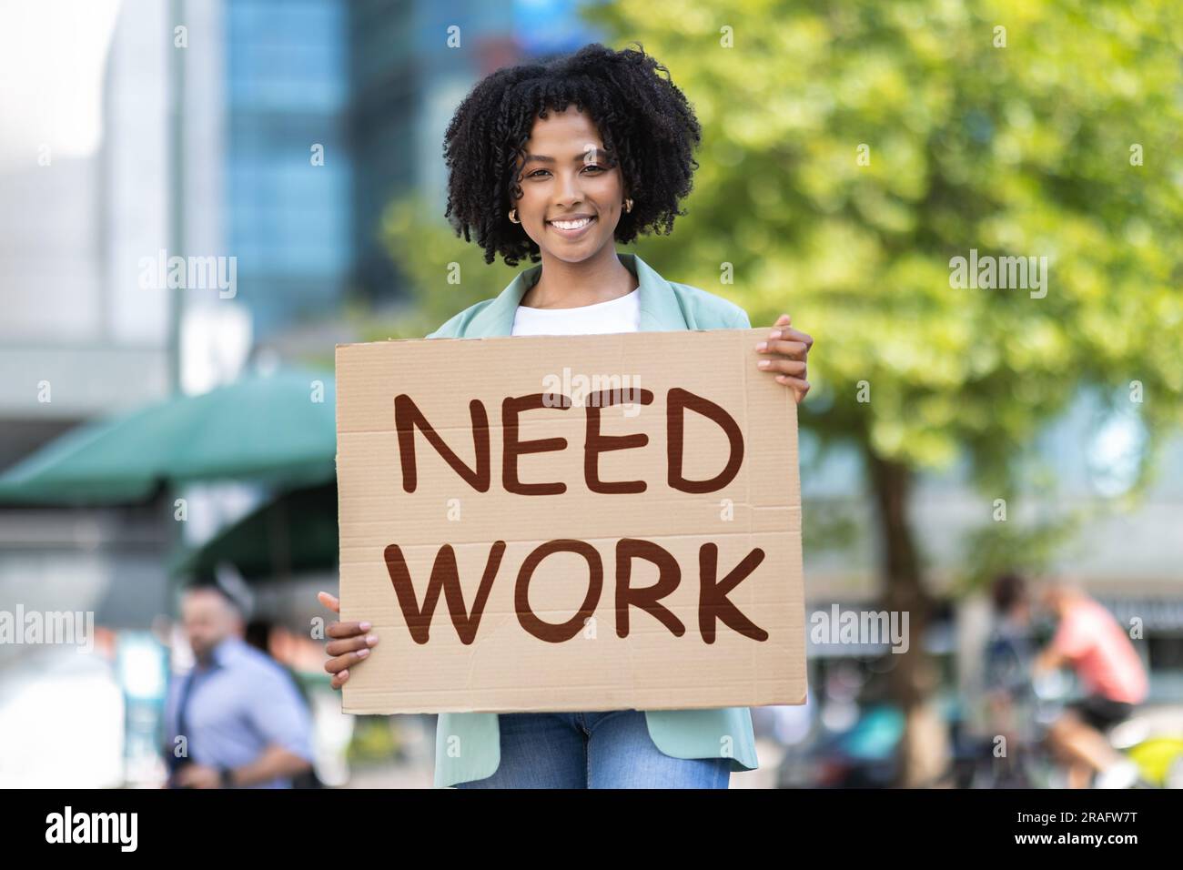 Motivated millennial young female employee hi-res stock photography and ...
