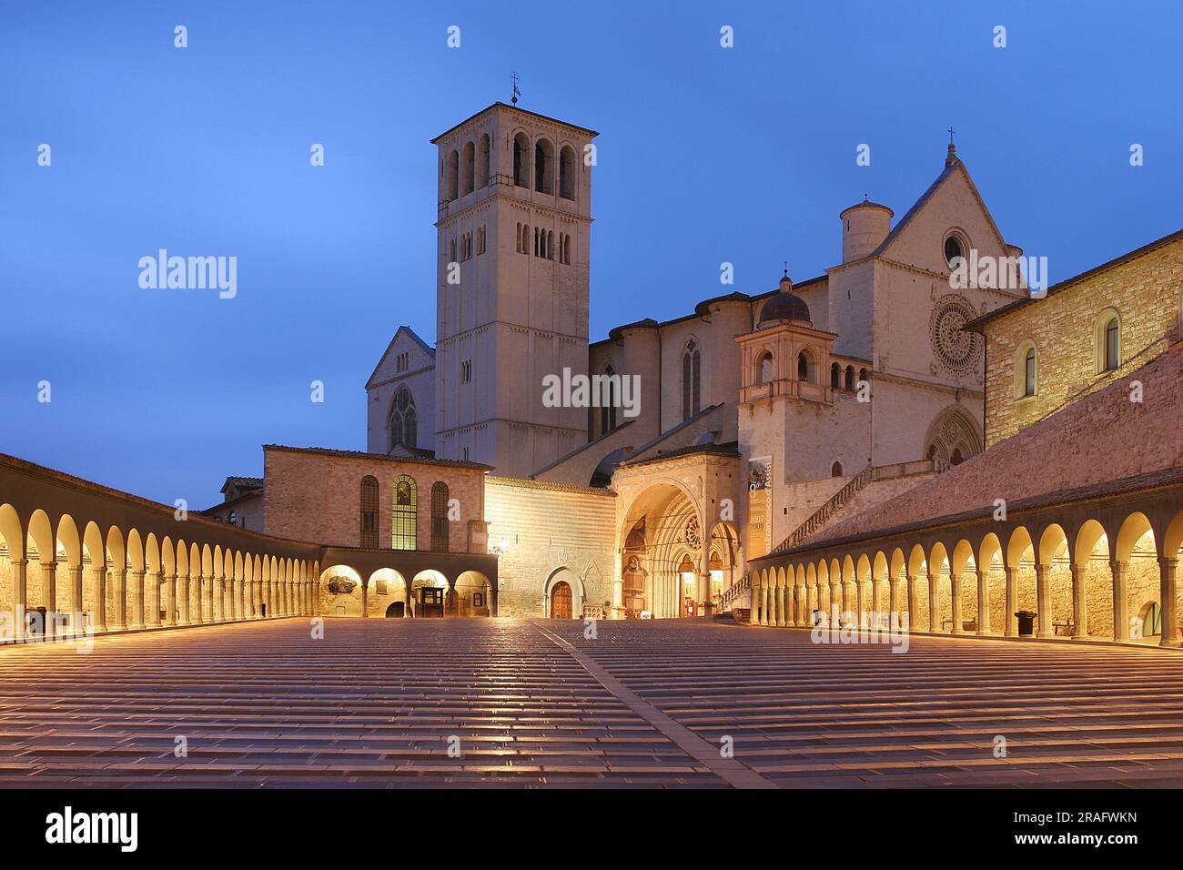 Assisi, Lower Basilica, Umbria, Italy Stock Photo - Alamy