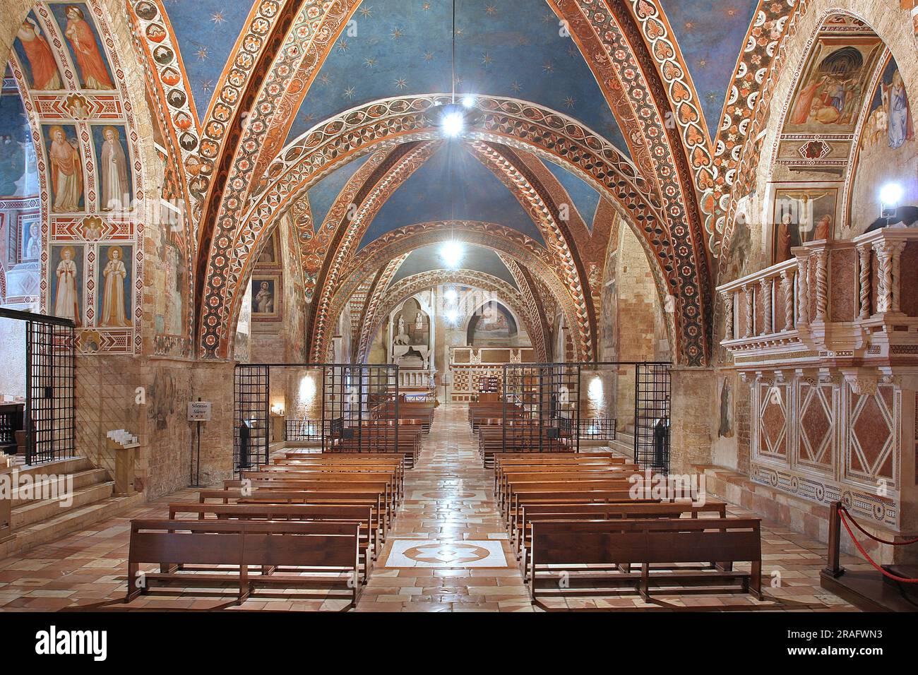 Assisi, Lower Basilica, Umbria, Italy Stock Photo - Alamy