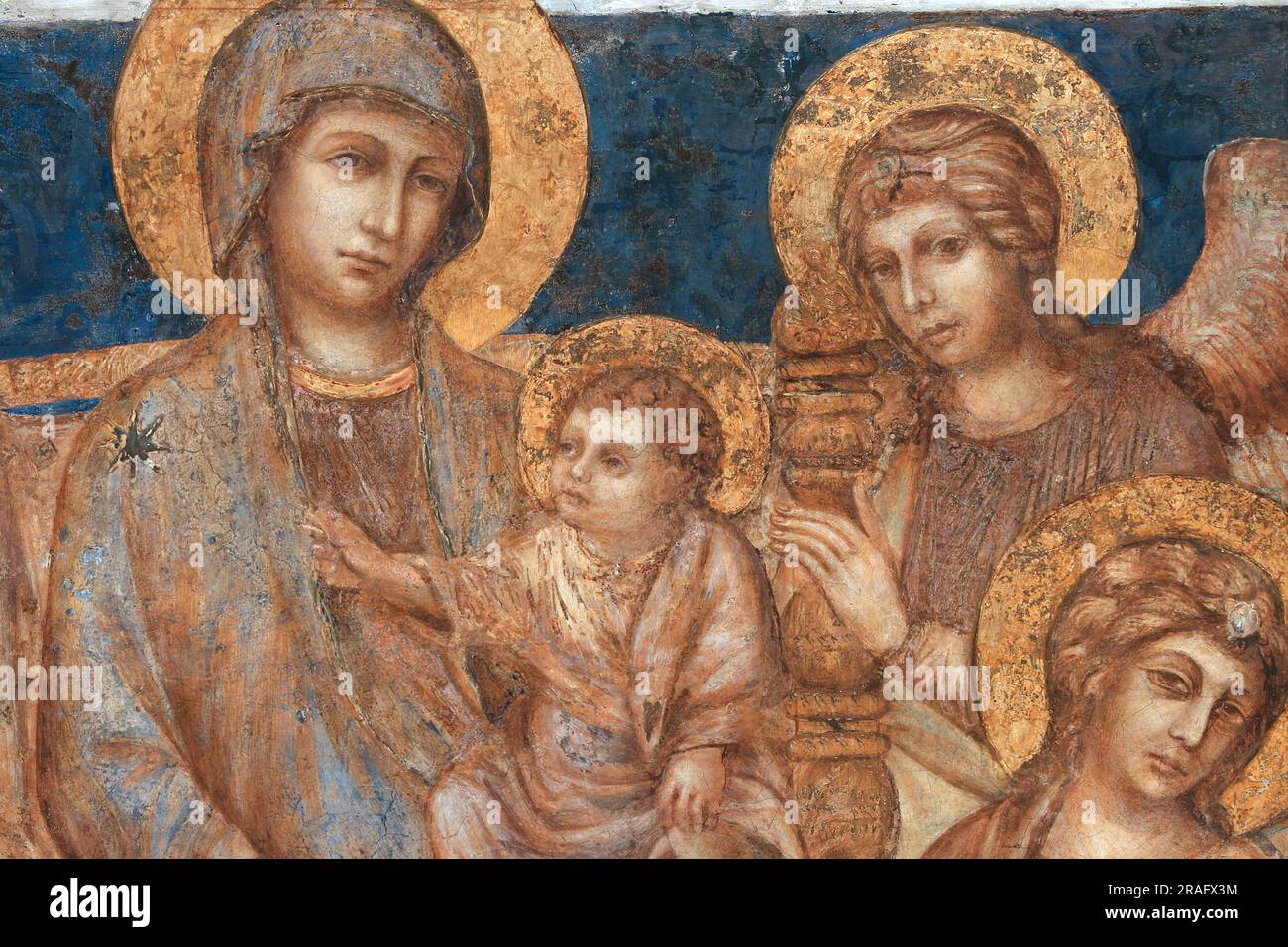 The Northern Transept, Cimabue, Madonna and Child, Angels and Saint ...