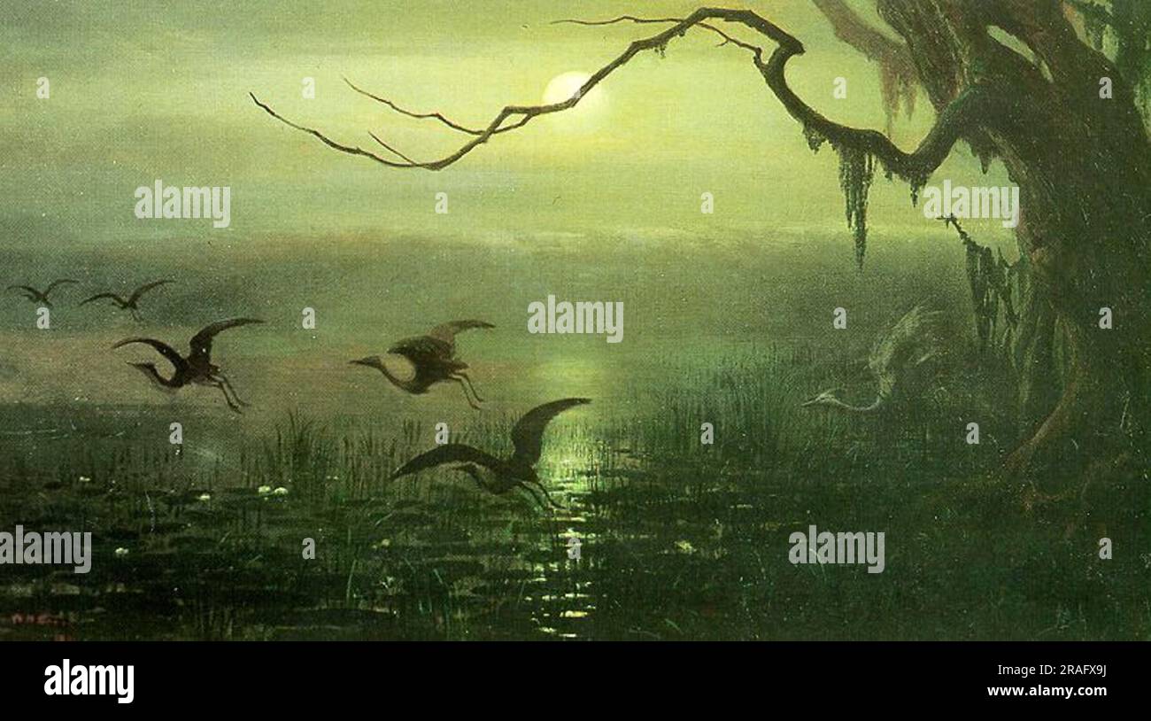 Phantom Crane 1891 by William Holbrook Beard Stock Photo - Alamy
