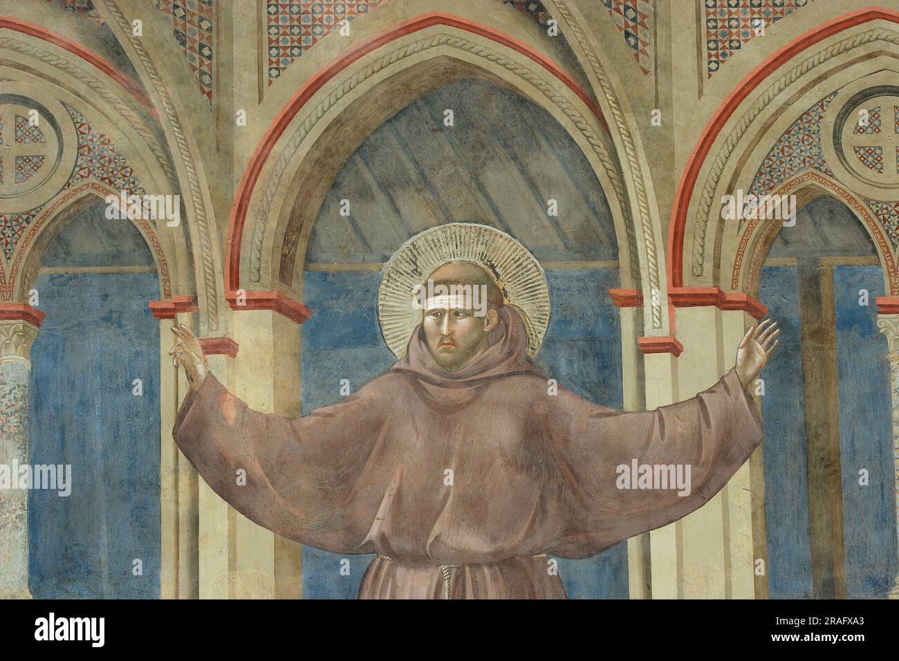 Giotto, fresco, Upper Basilica, Assisi, Umbria, Italy Stock Photo - Alamy