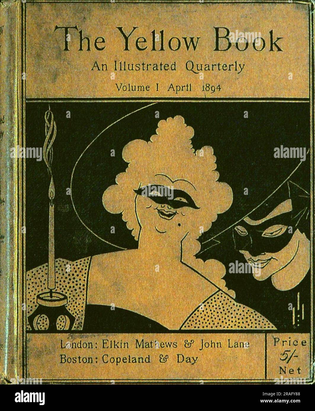 The Yellow Book 1894 by Aubrey Beardsley Stock Photo - Alamy
