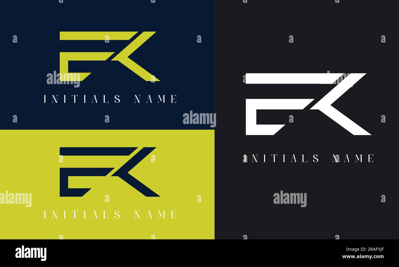 Luxury EK or KE Initial Monogram Text Letter Logo Design Stock Vector Image & Art - Alamy