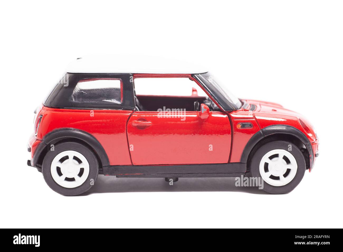 Mini car model Cut Out Stock Images & Pictures - Alamy